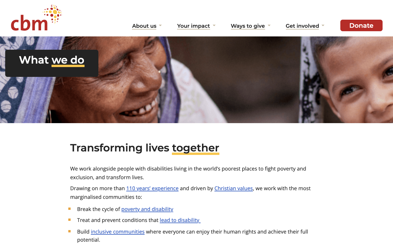 Get to know the new CBM Australia website | CBM Australia