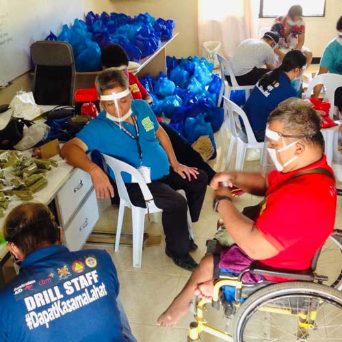 Packaging relief: Responding to COVID-19 in the Philippines | CBM Australia Packaging relief: Responding to COVID-19 in the Philippines | CBM Australia